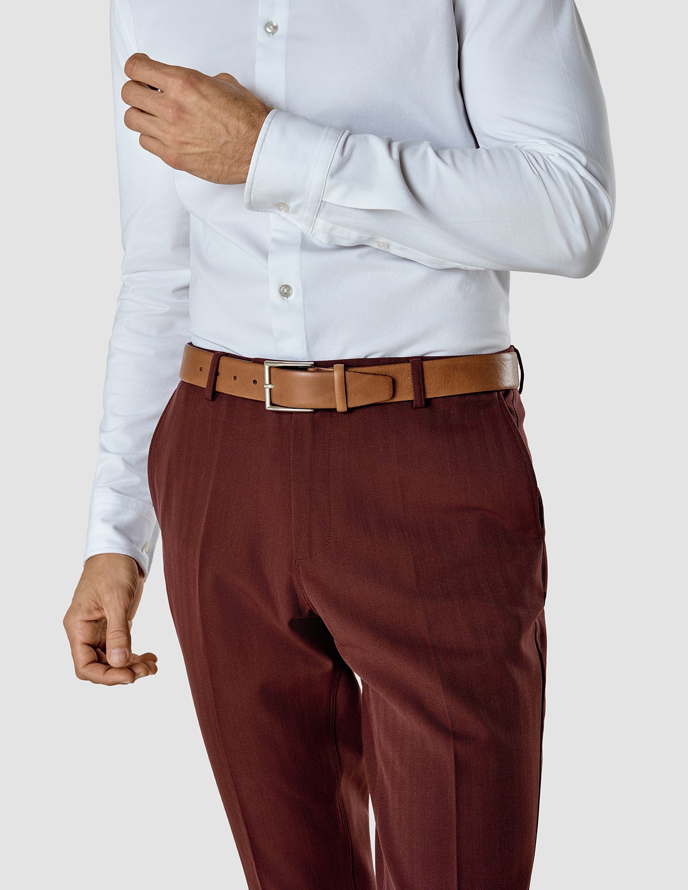 Leather Belt Light Brown | SHAPING NEW TOMORROW