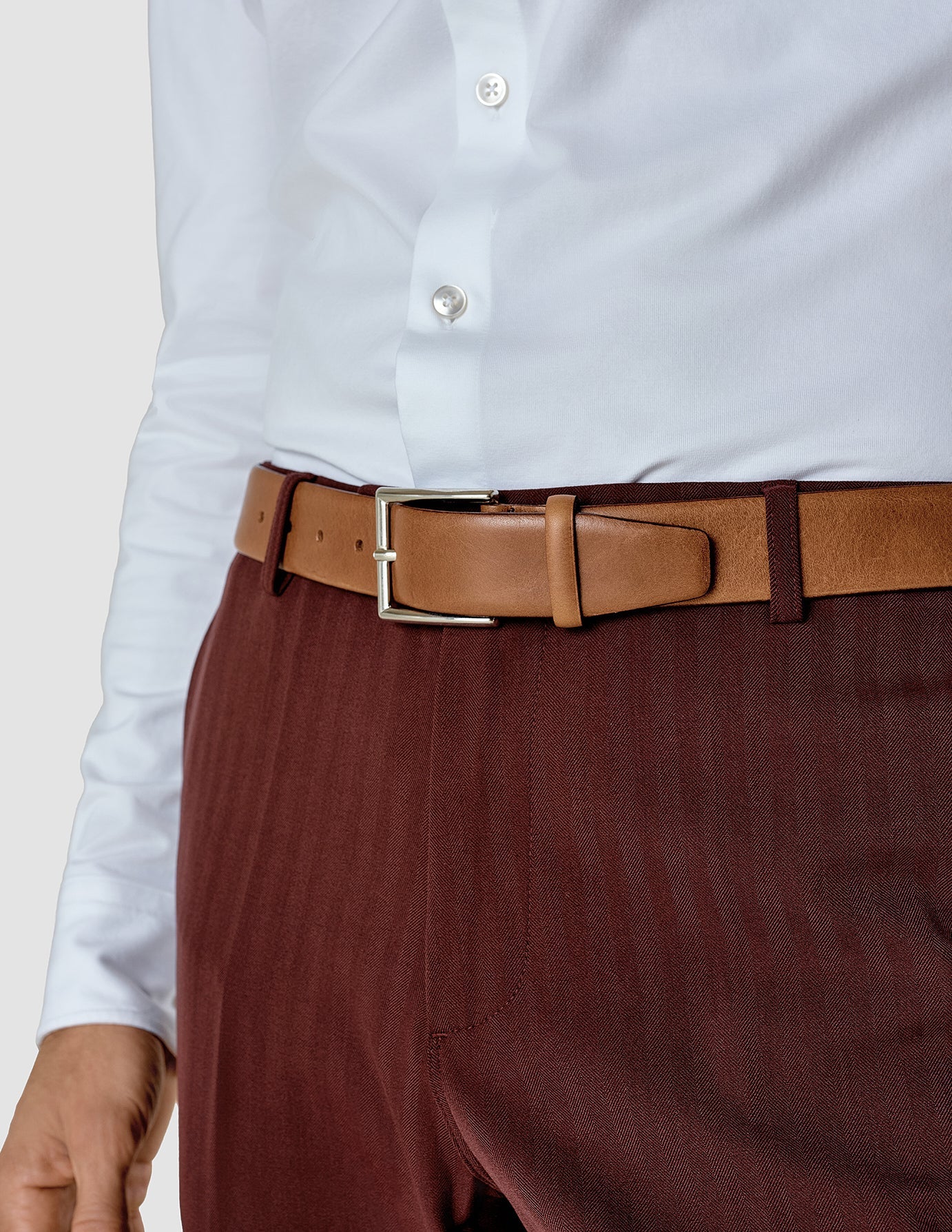 Leather Belt Light Brown | SHAPING NEW TOMORROW